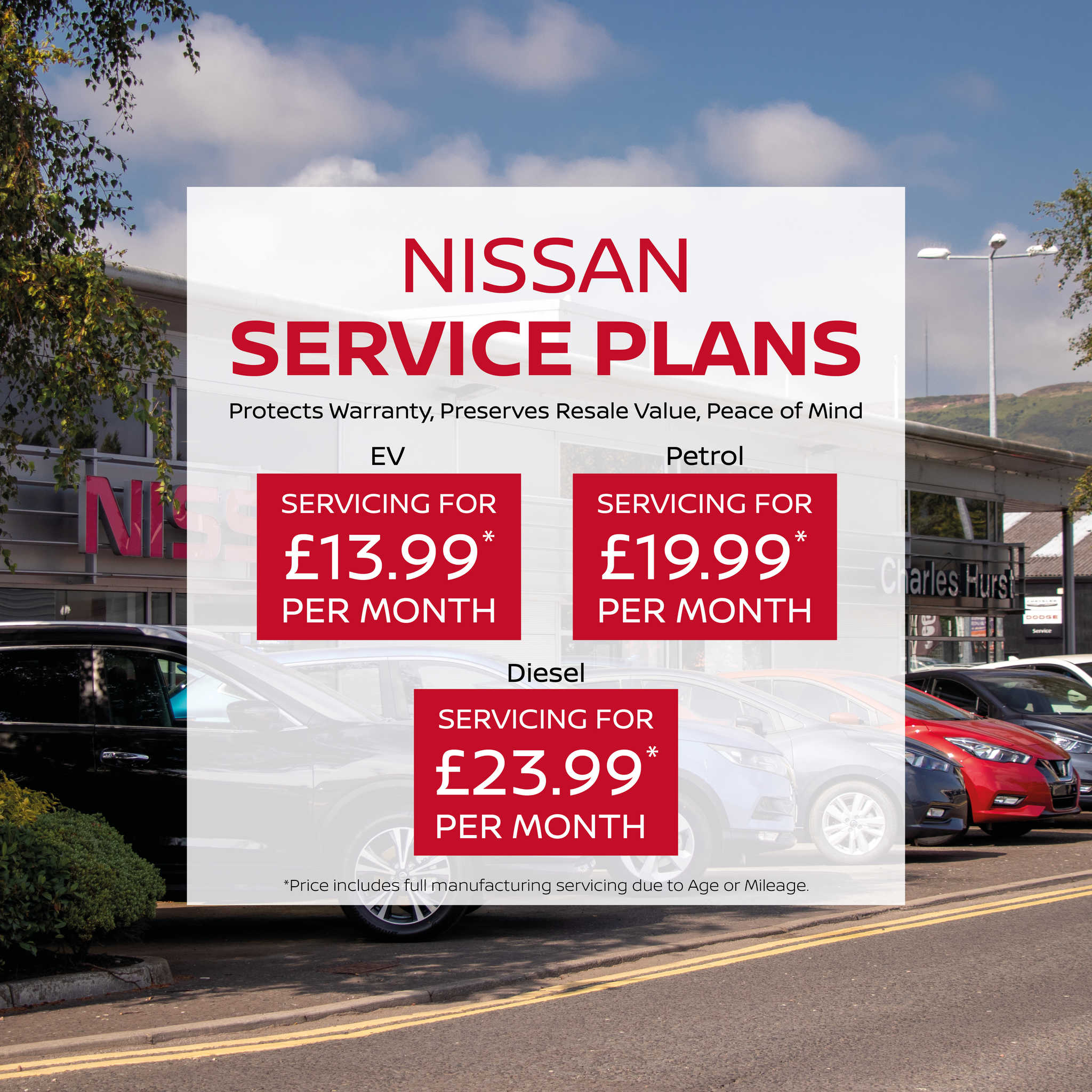 Service Plans | Charles Hurst Nissan